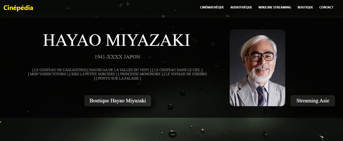 HAYAO MIYAZAKI - Cinépédia
