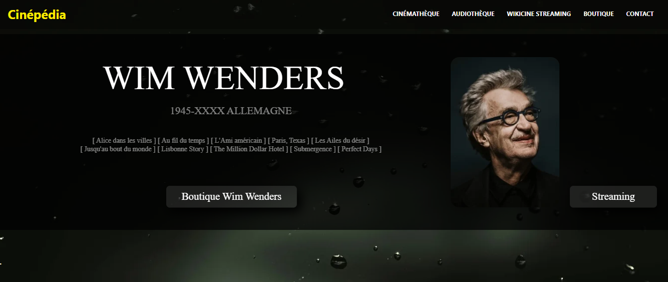 WIM WENDERS - Cinépédia